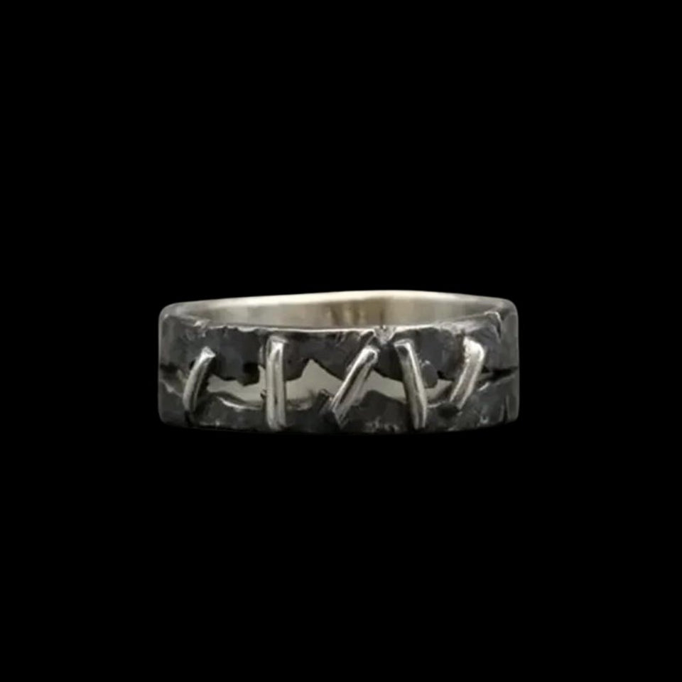 Delusions Of Silent Hill Ring | Stainless Steel Gothic Jewelry | Chrome ...