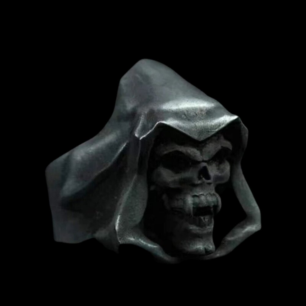 The King Of Death Ring | Stainless Steel Gothic Jewelry | Chrome Cult