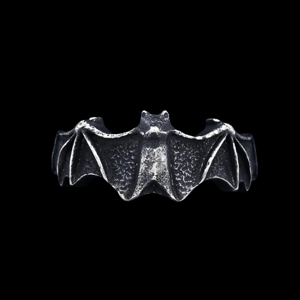 Vampire Bat Gothic Ring | Stainless Steel Gothic Jewelry | Chrome Cult